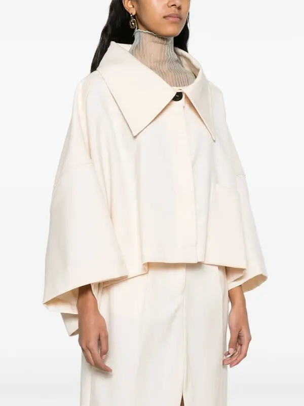 Viktor & Rolf Extreme Gabardine Shirt Jacket - Neutrals