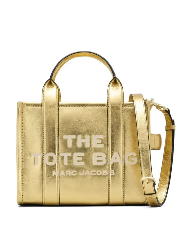 Marc Jacobs Small Metallic Tote Bag - Gold
