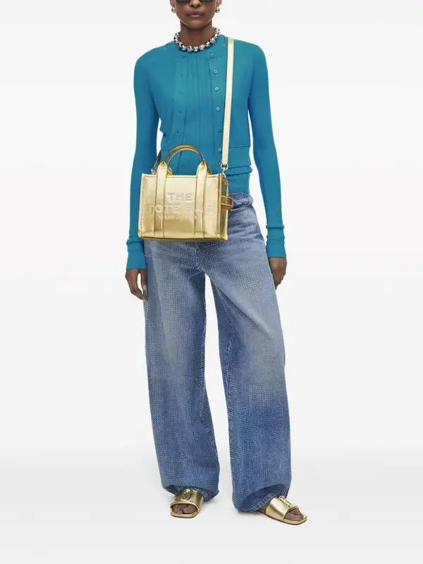Marc Jacobs Small Metallic Tote Bag - Gold