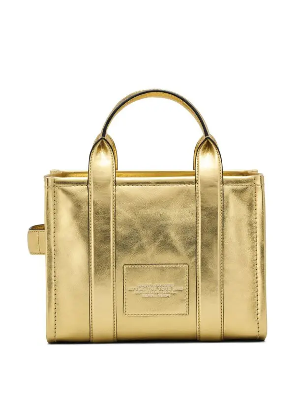 Marc Jacobs Small Metallic Tote Bag - Gold