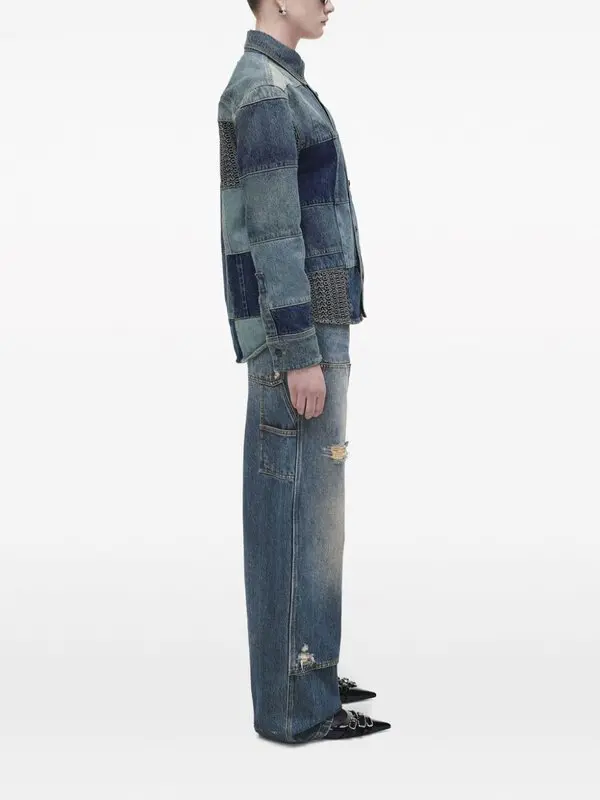 Marc Jacobs Patchwork Denim Shirt
