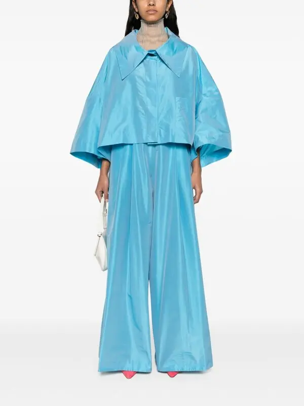 Viktor & Rolf Extreme Taffeta Shirt Jacket - Blue
