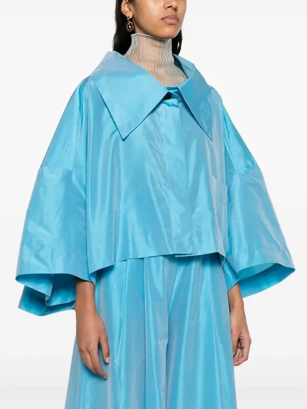 Viktor & Rolf Extreme Taffeta Shirt Jacket - Blue
