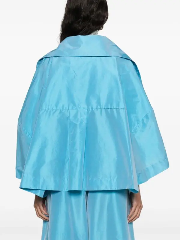 Viktor & Rolf Extreme Taffeta Shirt Jacket - Blue