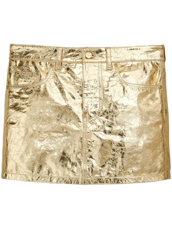 Marc Jacobs Metallic Miniskirt