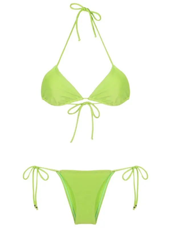 AMIR SLAMA Triangle Bikini - Green