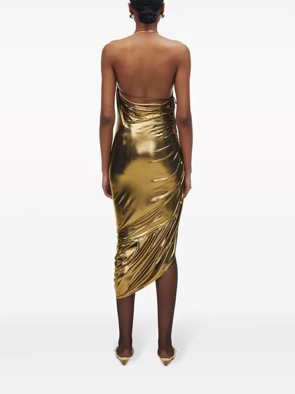 marc jacobs gold lame dress Vintage Lame Dress