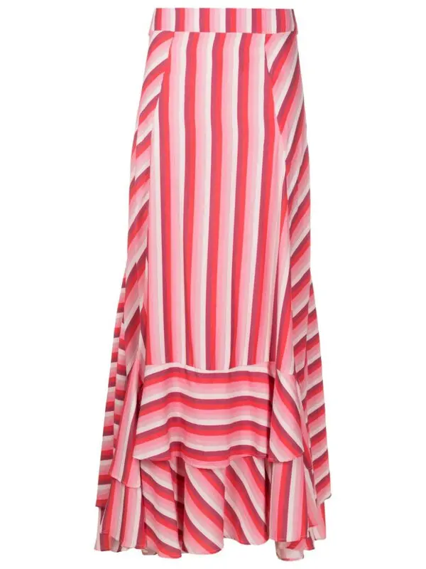 AMIR SLAMA Stripe-print Maxi Skirt