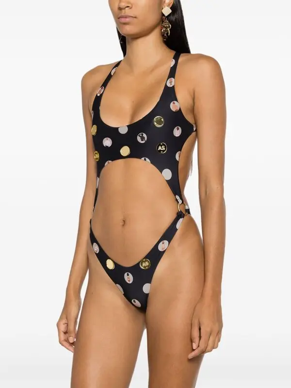 AMIR SLAMA Graphic-print Swimsuit