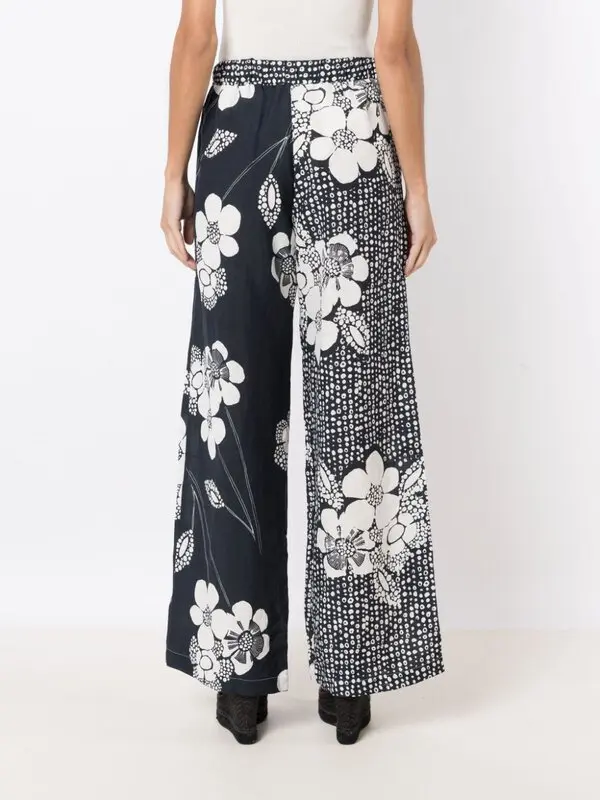 AMIR SLAMA Floral-print Trousers