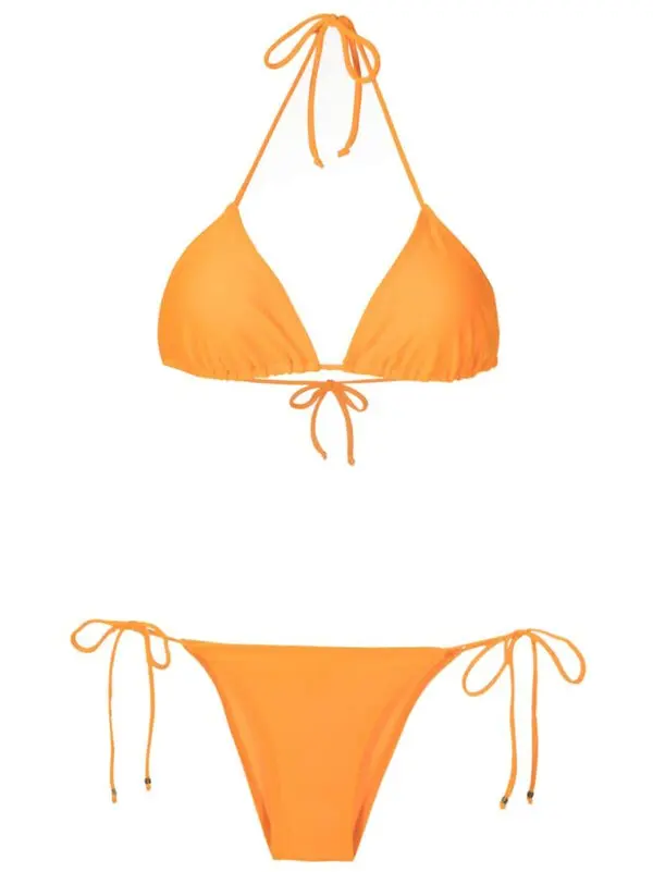 AMIR SLAMA Triangle-cup Bikini - Orange
