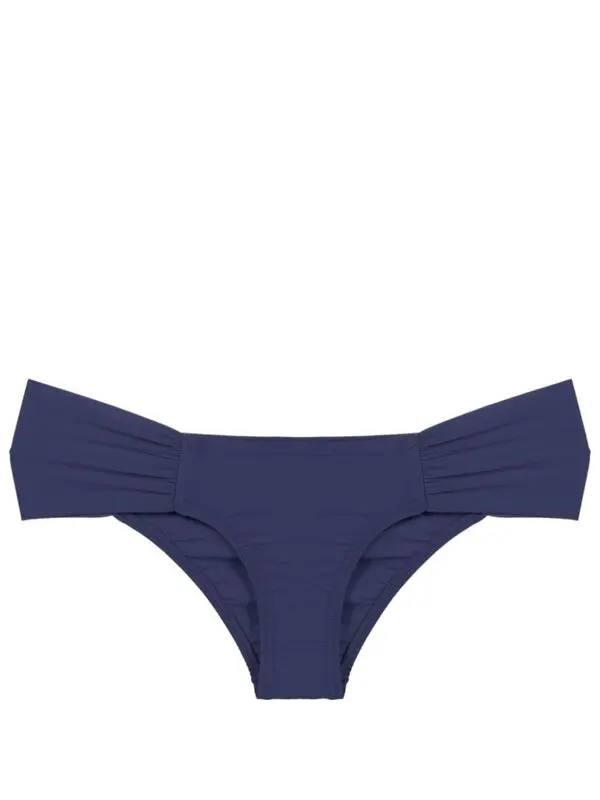 AMIR SLAMA Gathered Bikini Bottom - Blue