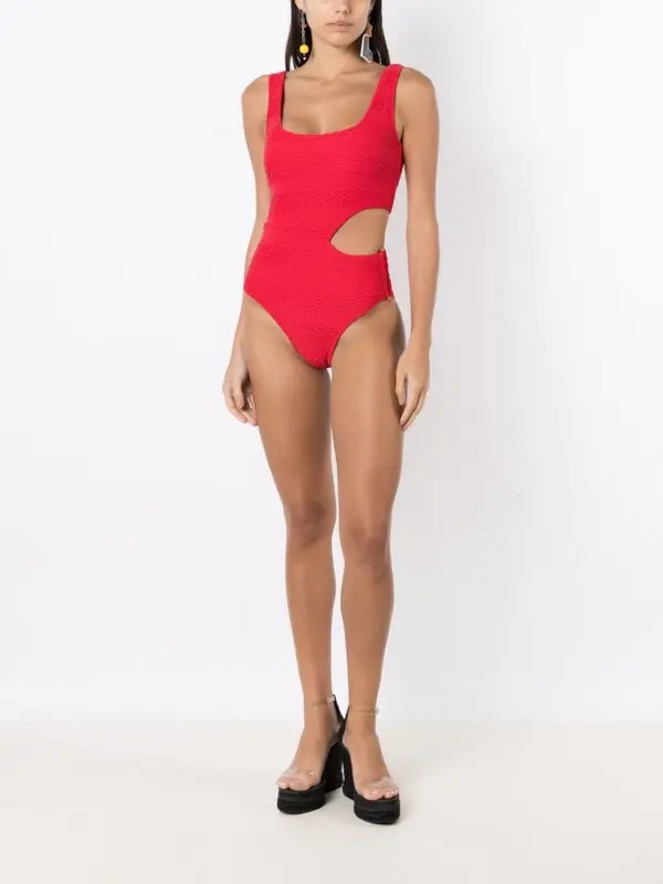 AMIR SLAMA Hardware-detail Cut-out One-piece Swimsuit
