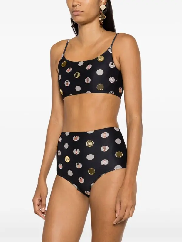 AMIR SLAMA Graphic-print Bikini