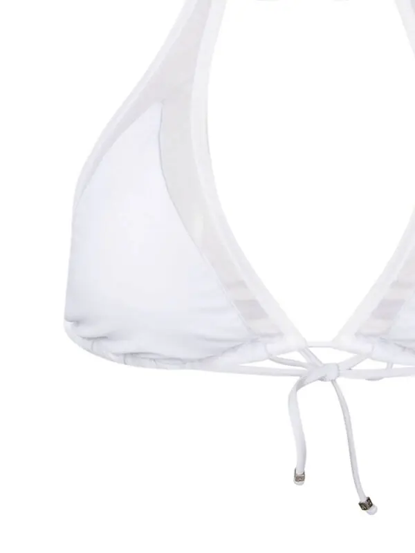 AMIR SLAMA Sheer-panel Triangle Bikini