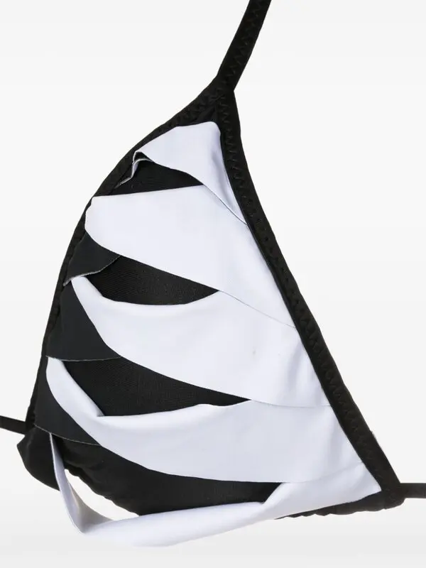 AMIR SLAMA Cut-out Triangle Bikini - Black