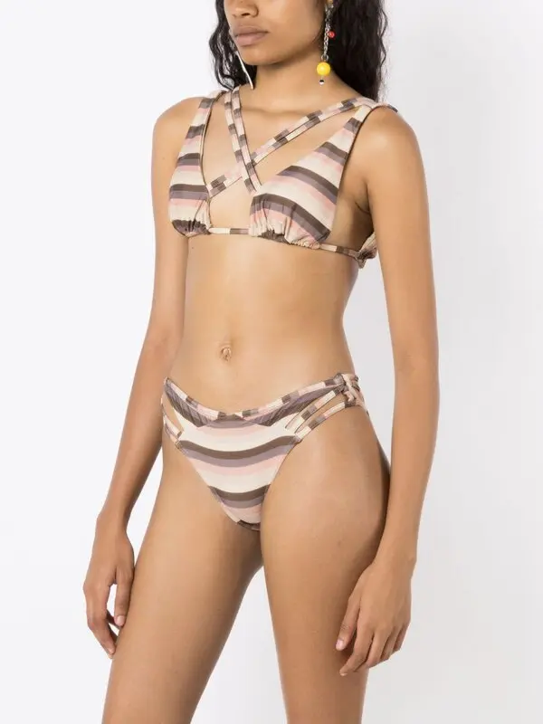 AMIR SLAMA Striped Bikini