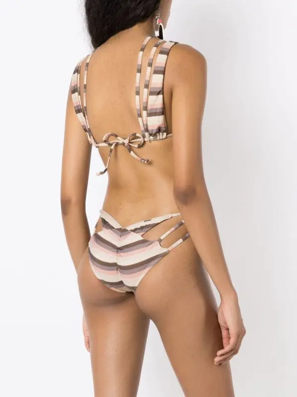 AMIR SLAMA Striped Bikini