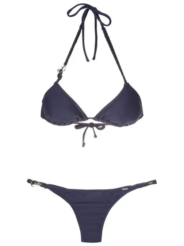 AMIR SLAMA Anchor Hardware Bikini - Blue