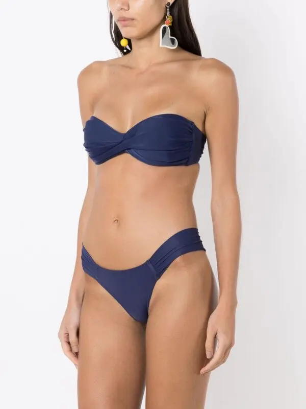 AMIR SLAMA Twist-detail Bikini Top