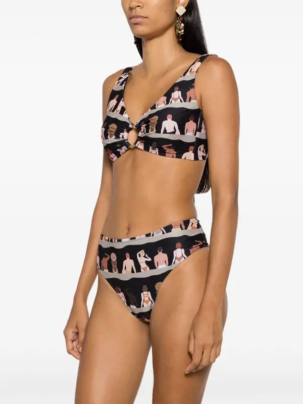 AMIR SLAMA Graphic-print Bikini