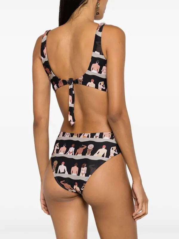 AMIR SLAMA Graphic-print Bikini
