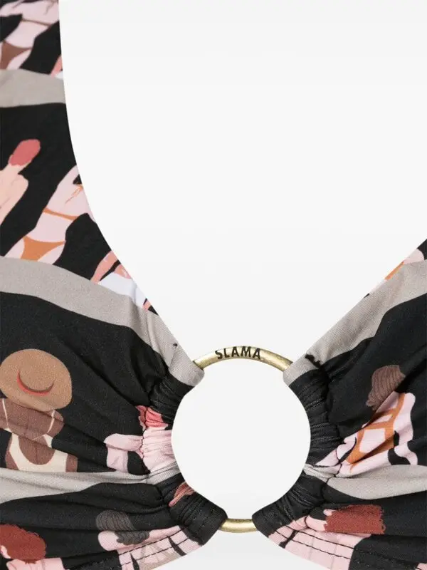 AMIR SLAMA Graphic-print Bikini