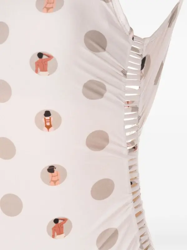 AMIR SLAMA Graphic-print Swimsuit