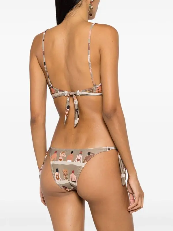 AMIR SLAMA Graphic-print Bikini