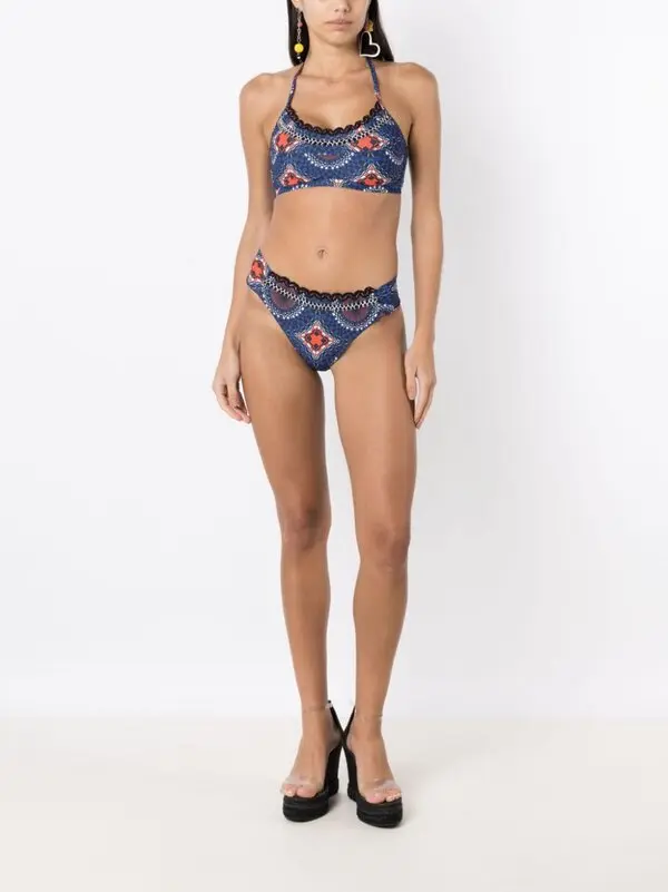 AMIR SLAMA Graphic-print Bikini