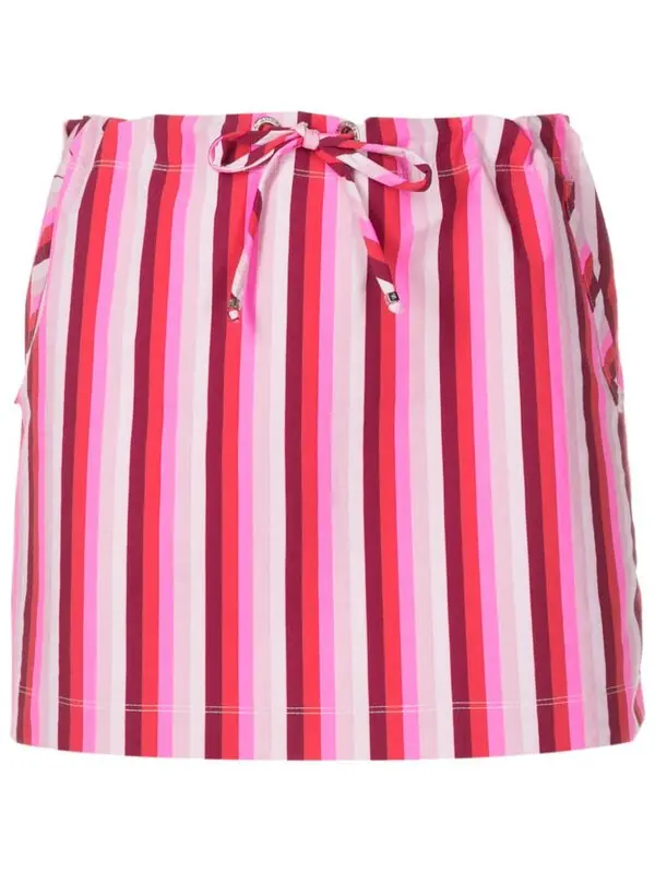AMIR SLAMA Striped Mini Skirt