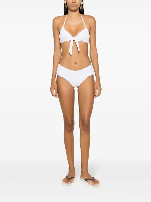 AMIR SLAMA Bow-embellished Bikini Set