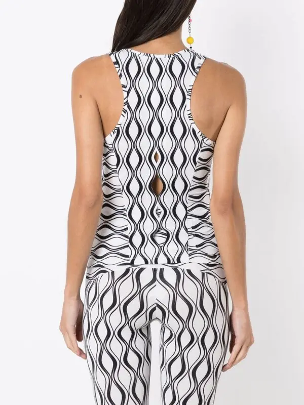 AMIR SLAMA Graphic-print Tank Top