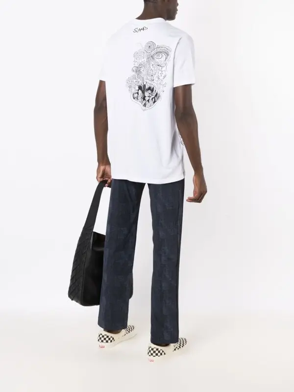 AMIR SLAMA Graphic Print T-shirt