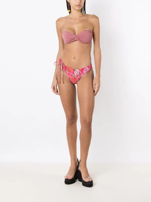 AMIR SLAMA Twist-detail Bikini Top