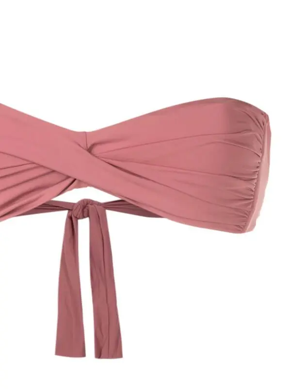 AMIR SLAMA Twist-detail Bikini Top