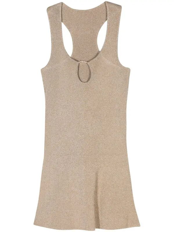 Jacquemus Bril Lurex Mini Dress