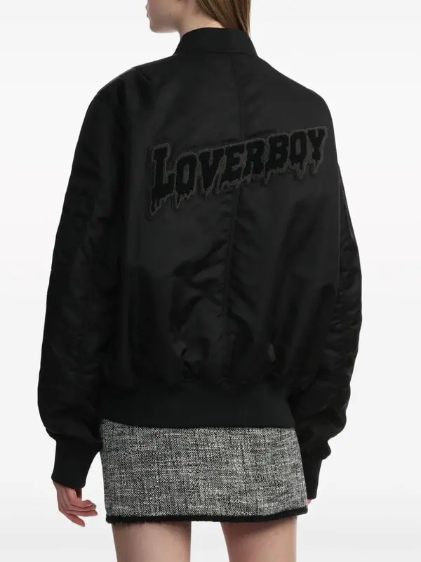 CHARLES JEFFREY Logo-appliqué Bomber Jacket