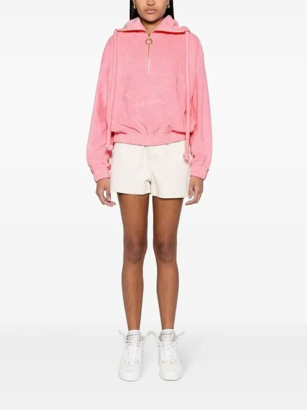 PATOU Half-zip Terrycloth Hoodie