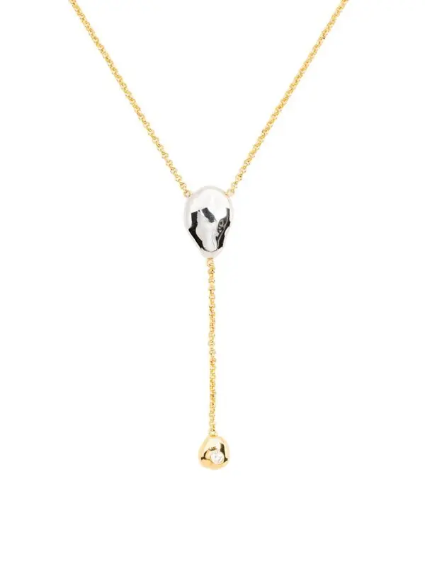 Acler Lucia Cast Drip Necklace - Gold