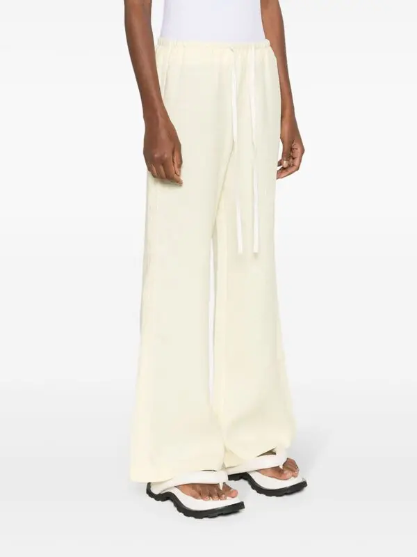 FORTE_FORTE Linen Palazzo Trousers - Yellow