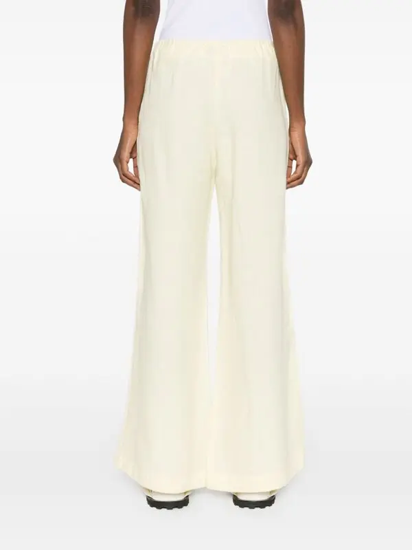 FORTE_FORTE Linen Palazzo Trousers - Yellow