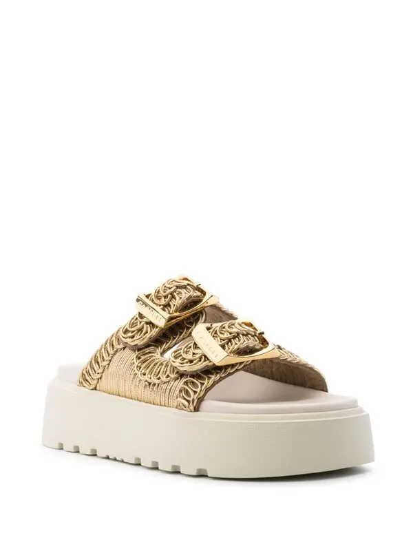 Casadei Birky Ale Platform Slides