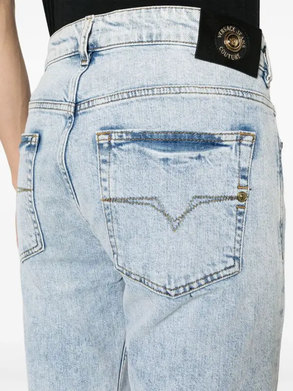Versace Mid-rise Straight-leg Jeans