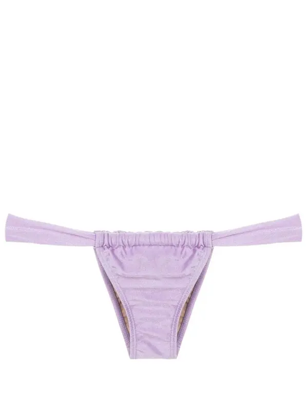 AMIR SLAMA Gathered Bikini Bottom - Purple