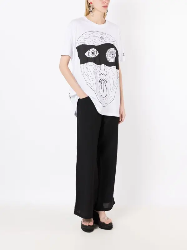 AMIR SLAMA Graphic Print T-shirt