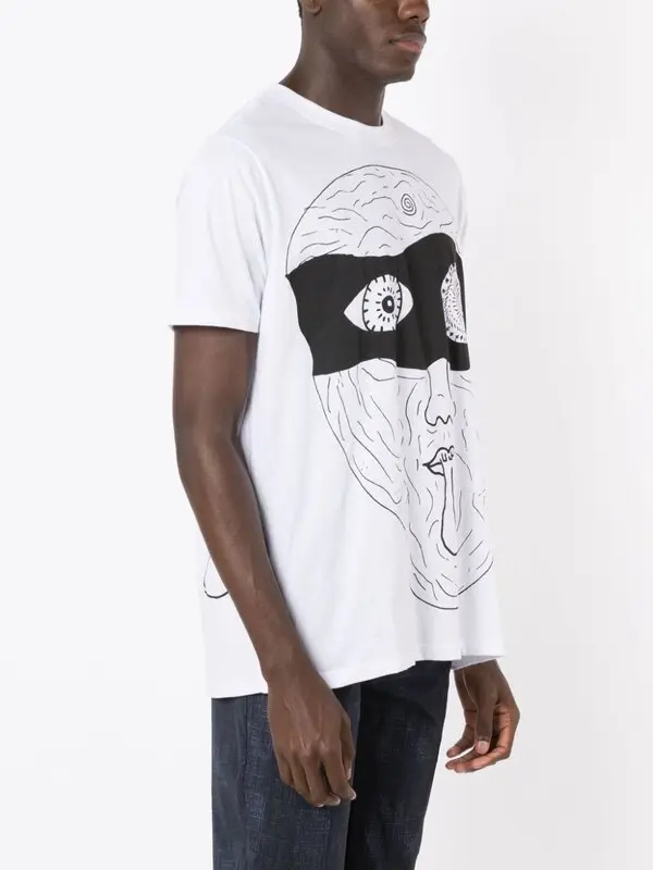AMIR SLAMA Graphic Print T-shirt