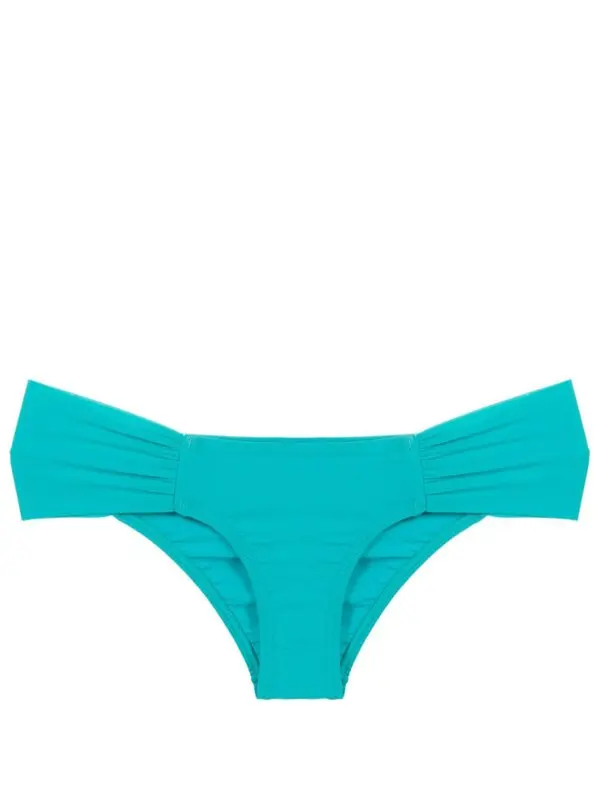 AMIR SLAMA Gathered Bikini Bottom - Blue