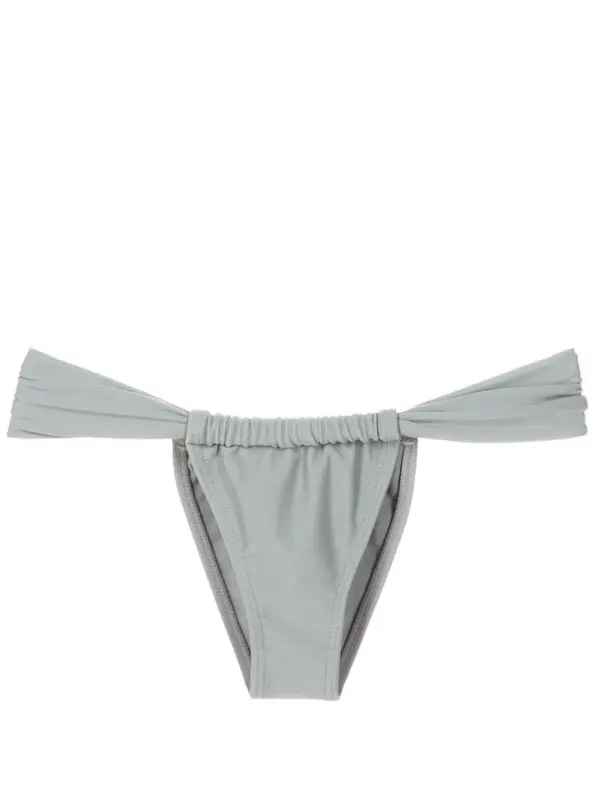 AMIR SLAMA Gathered Bikini Bottom - Grey