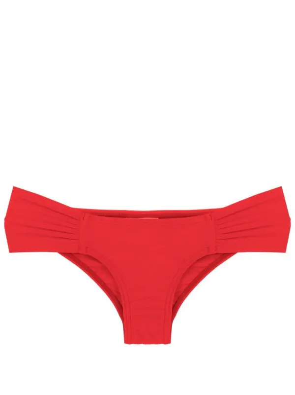 AMIR SLAMA Gathered Bikini Bottom - Red